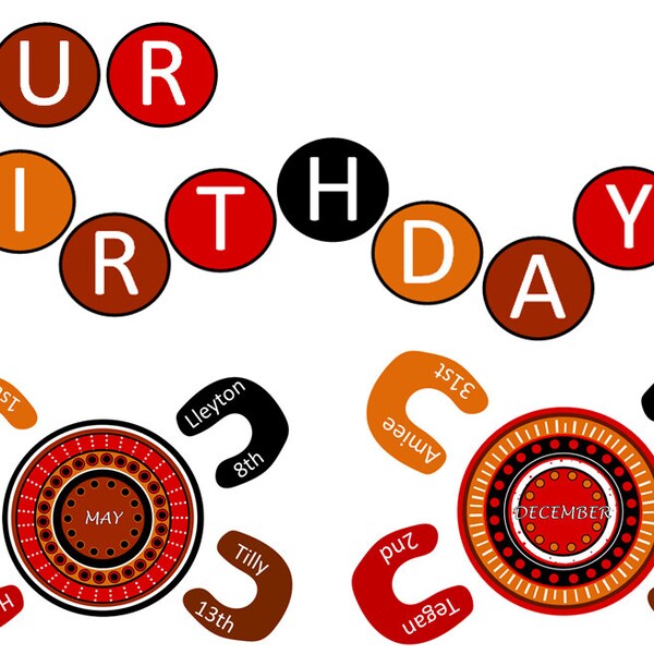 Birthday Display Indigenous - Etsy