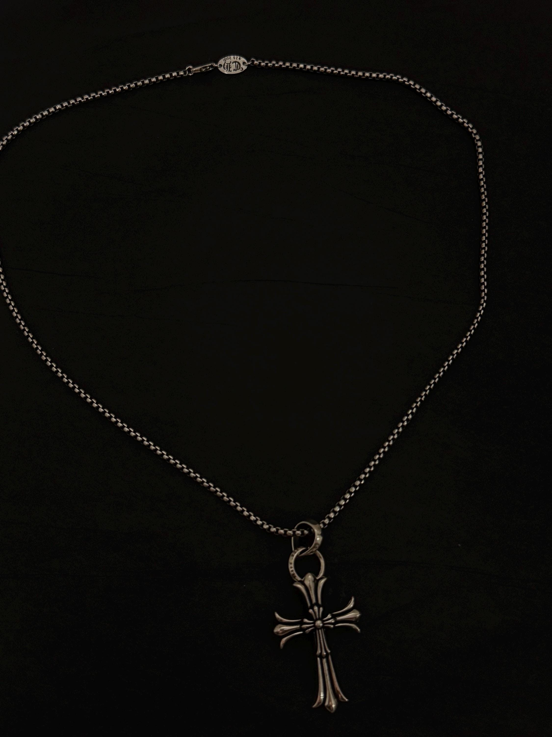 Chrt Necklace Big Cross Pendant Y2k .925 Sterling Silver - Etsy Chrt Necklace Big Cross Pendant Y2k .925 Sterling Silver - Etsy