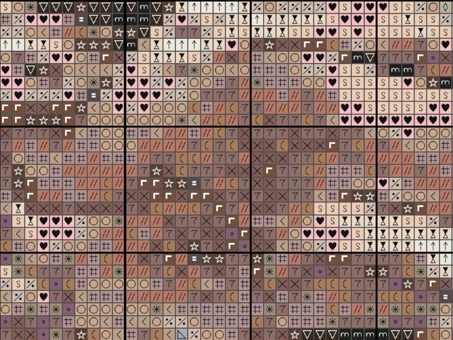 Red Rocks Digital PDF Pattern for Cross-stitch, From Photgraph - Etsy