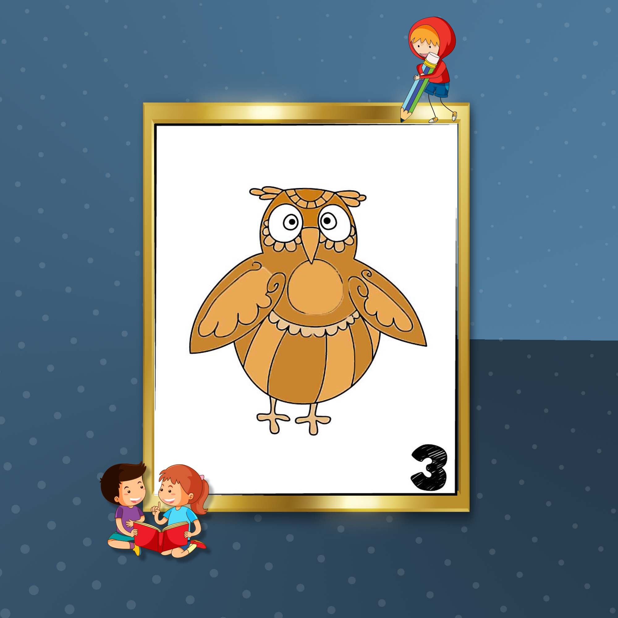 Whimsical Owl Adventure: A Mindful Companion Coloring Book for All Ages ...