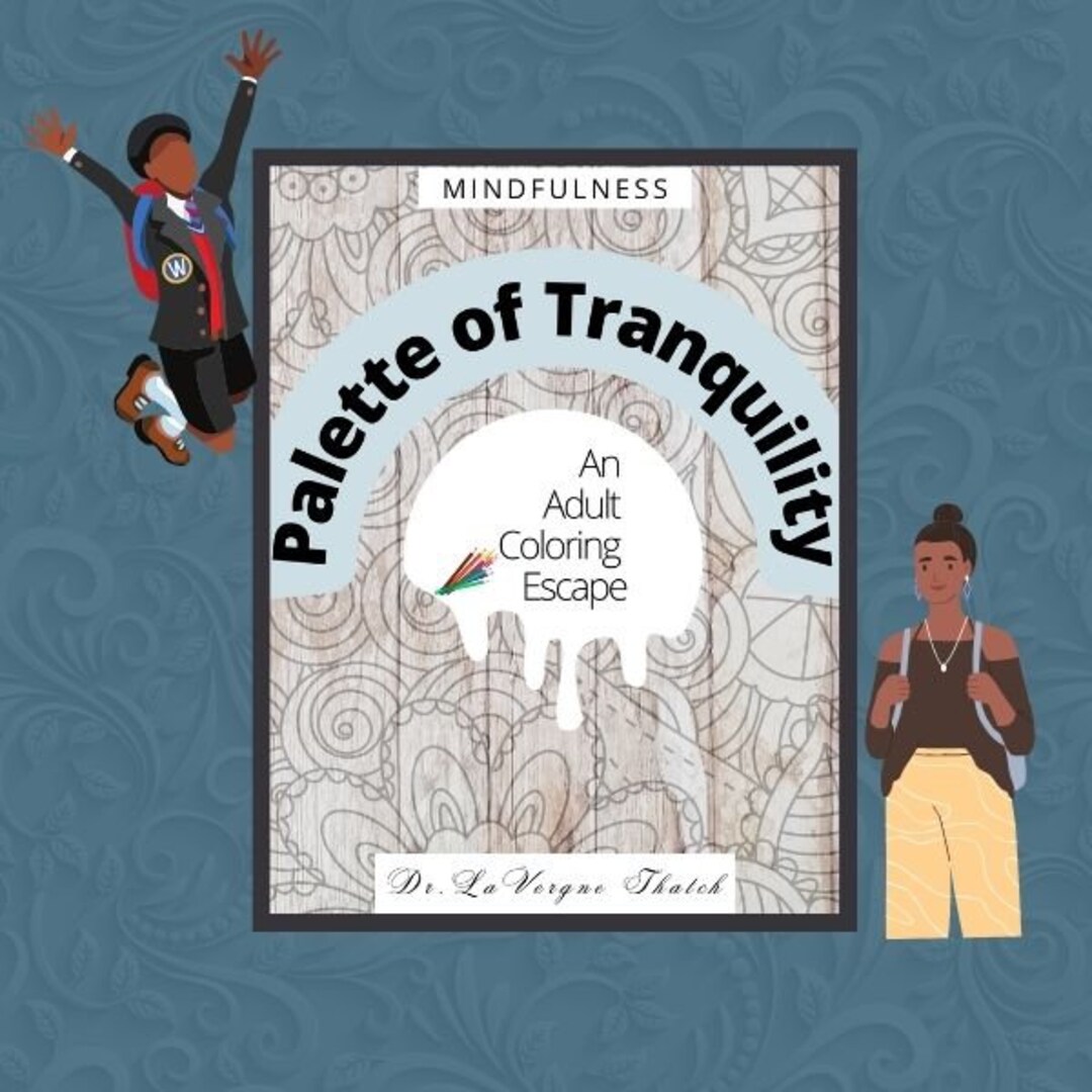 Palette of Tranquility - an Adult Coloring Escape Halloween Fun - Etsy
