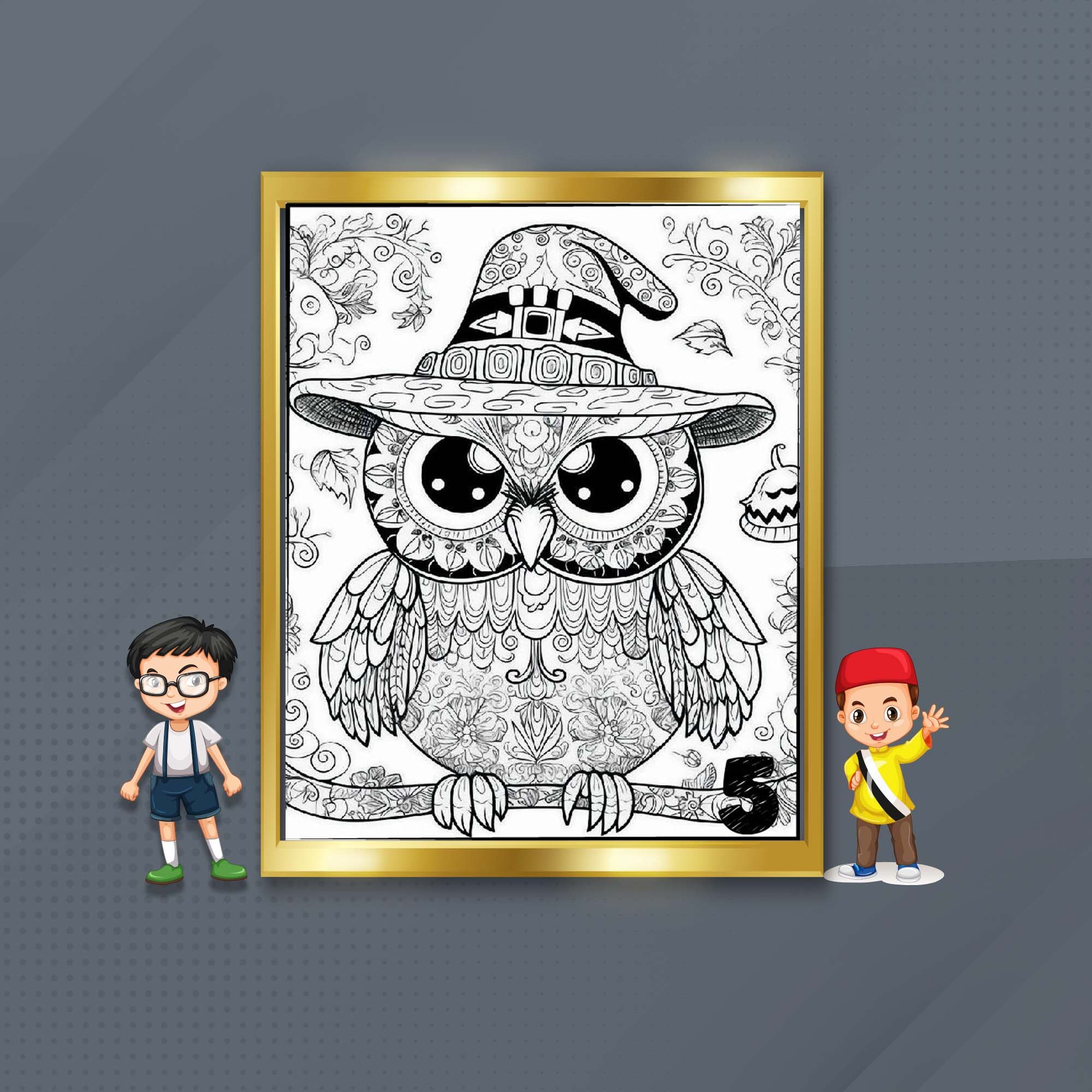 Whimsical Owl Adventure: A Mindful Companion Coloring Book for All Ages ...