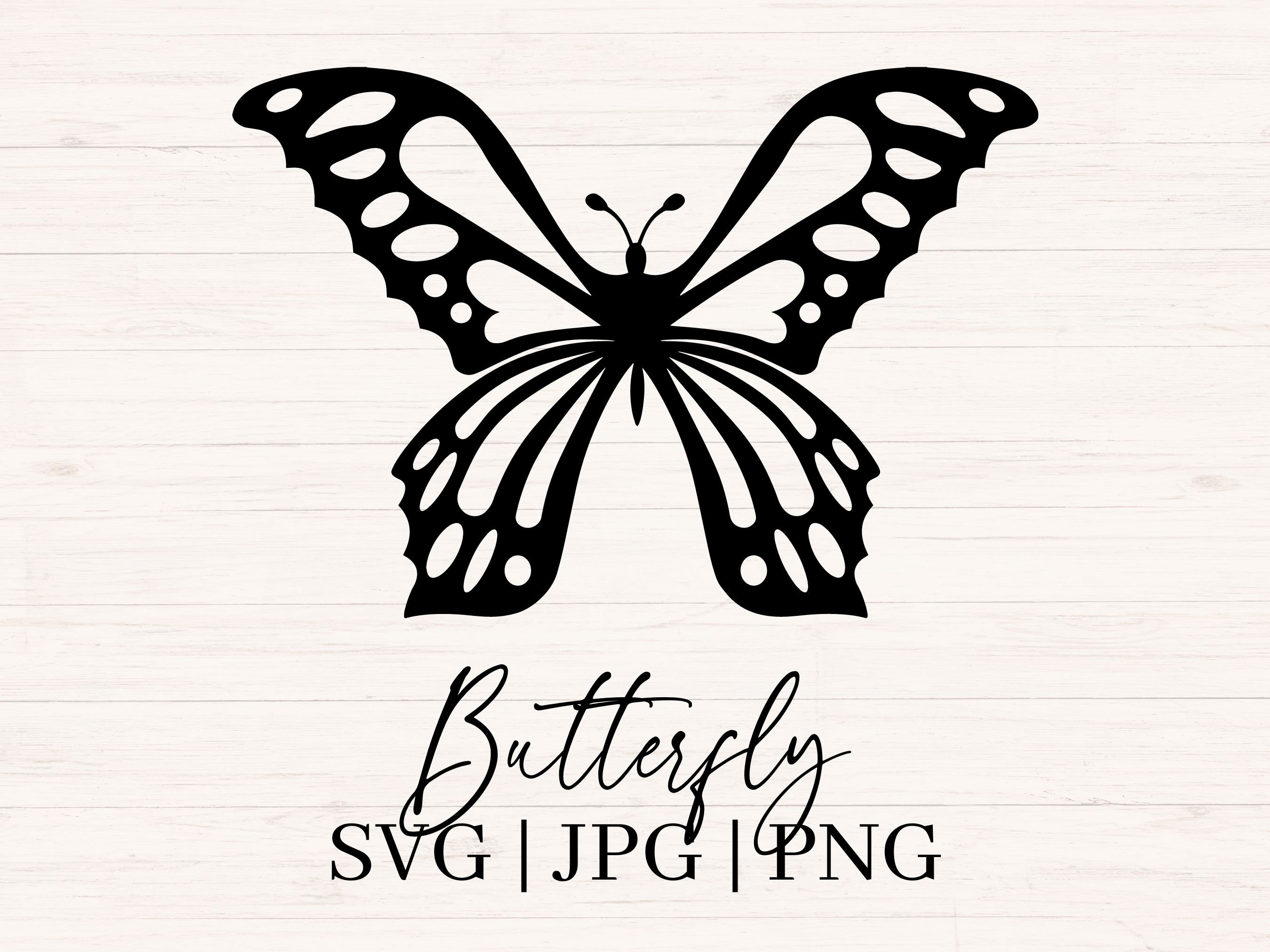 Mariposa SVG jpg png archivos dxf archivo de corte - Etsy México