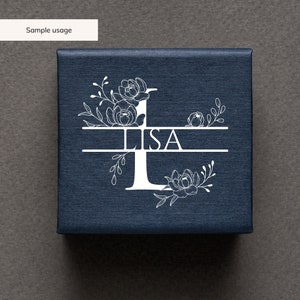 Peonies Monogram Svg, Peony Alphabet, Peonies Letters, Flower Monogram ...