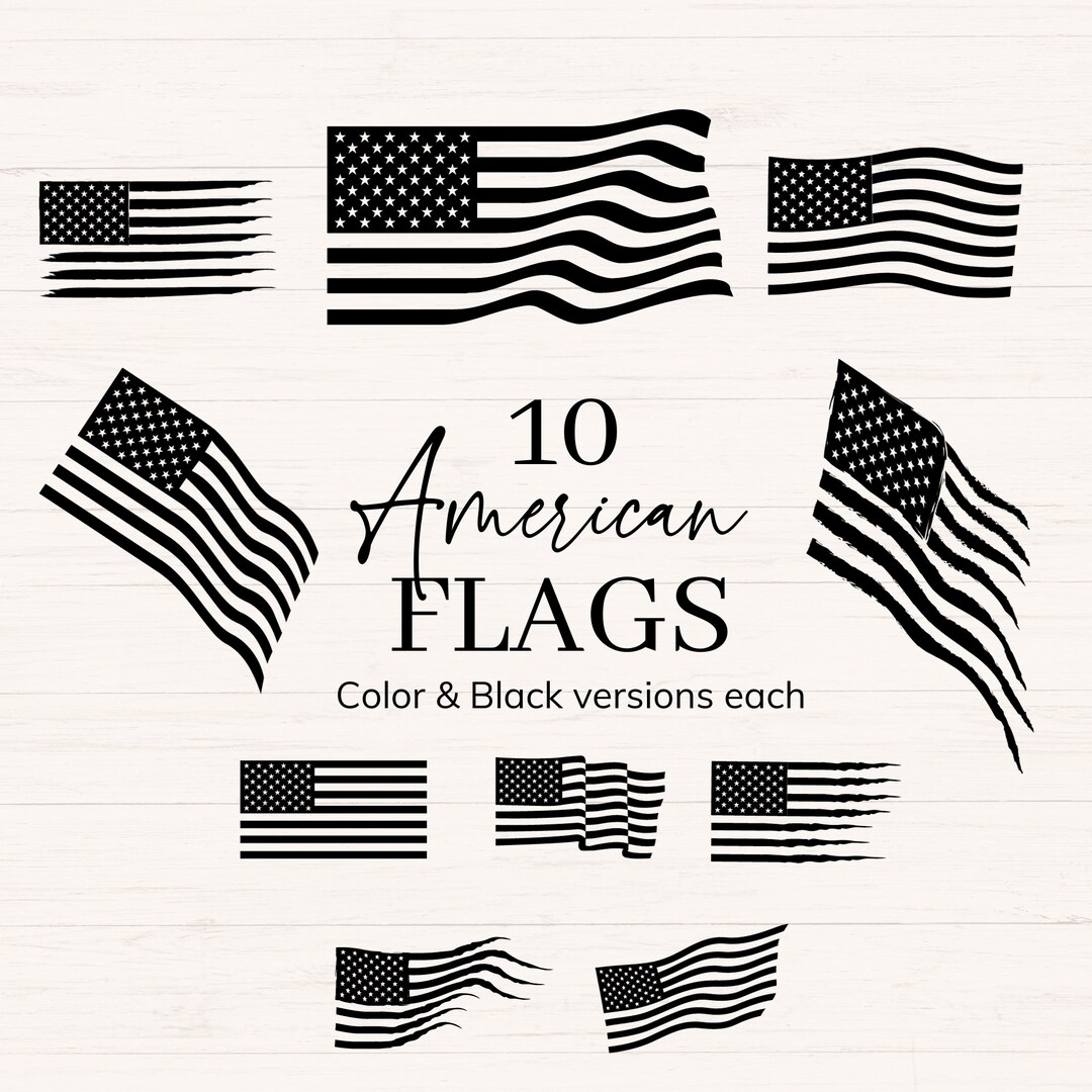 American Flag Svg, Png, Jpg, Patriotic Svg Bundle, American Distressed ...