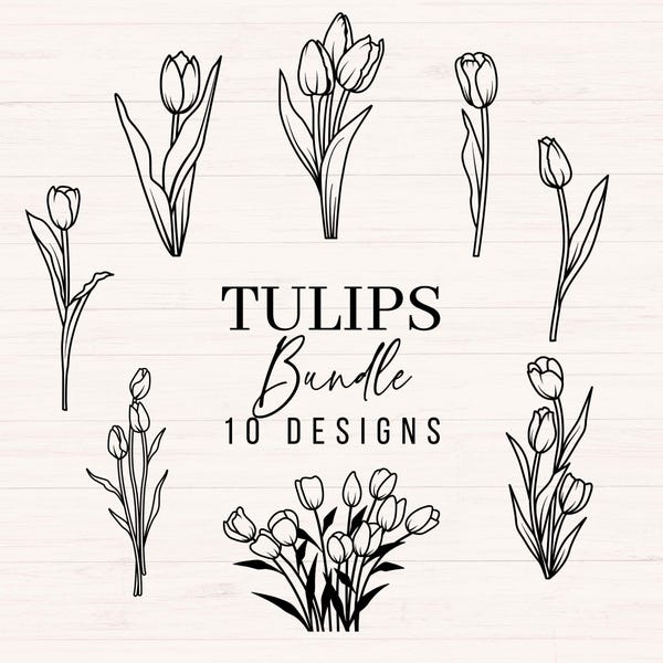 Tulip Paper Bouquet - Etsy