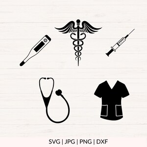Nurse Svg, Png, Jpg, Doctor Svg, Nurse Icons, Doctors Icons Bundle ...