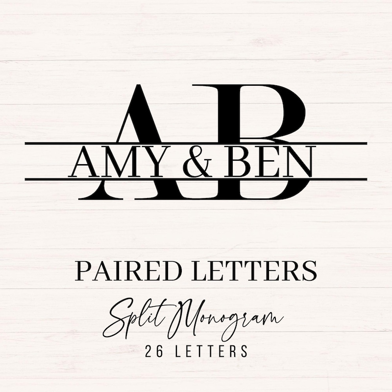 Two Letter Monogram - Etsy