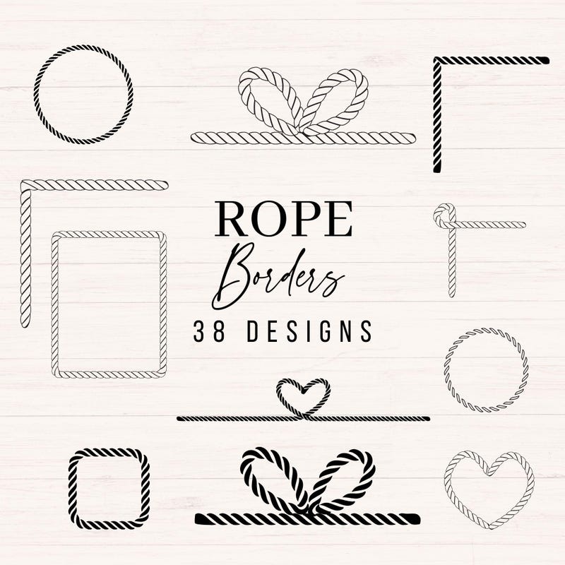 White Rope Png - Etsy