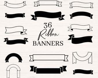 Banner Svg, Png, Jpg, Dxf, Ribbon Svg, Ribbon Banner Svg, Label Svg ...