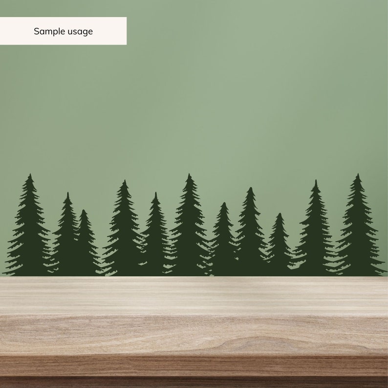 Trees Svg Bundle, Pine Trees Svg, Png, Dxf, Forest Trees, Mountain Tree ...