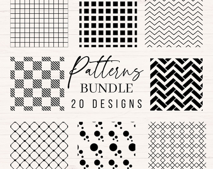 75 Circle Patterns SVG Bundle, Background Pattern SVG Cut Files for ...
