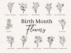 Set of 12 Dainty Floral Svg, Dainty Leaf Svg, Minimalist Flower Svg ...