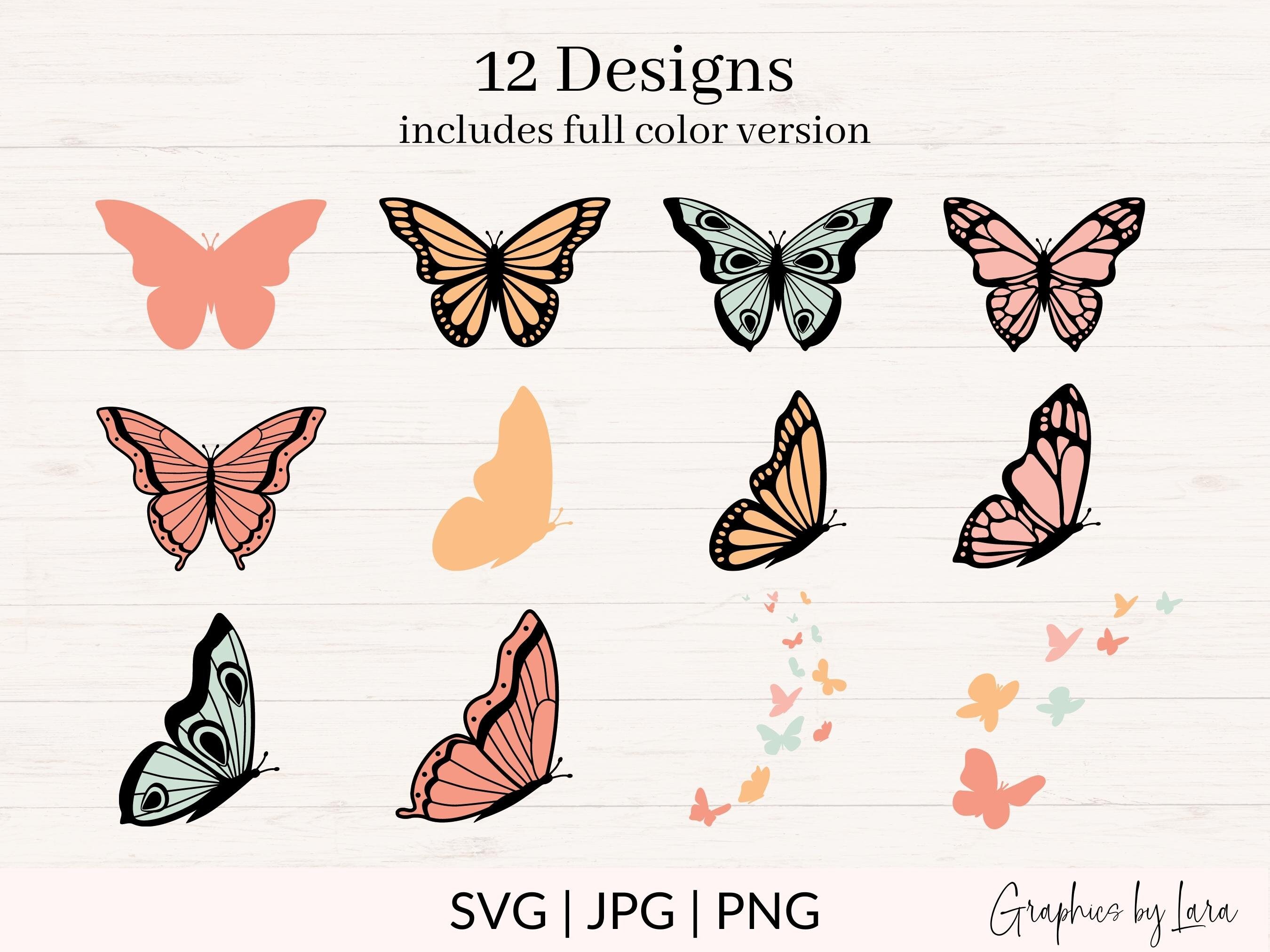 Butterfly Svg Bundle Butterflies Svg Png Jpg Layered - Etsy