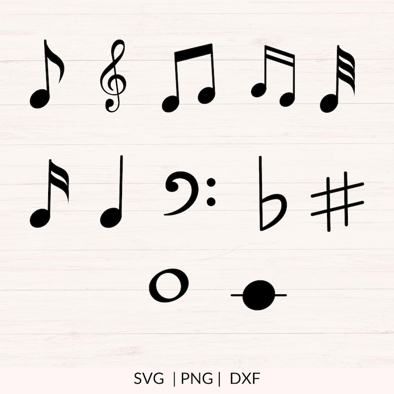 Music Svg Bundle, Music Notes Svg , Sheet Music Clipart, Music Lover ...