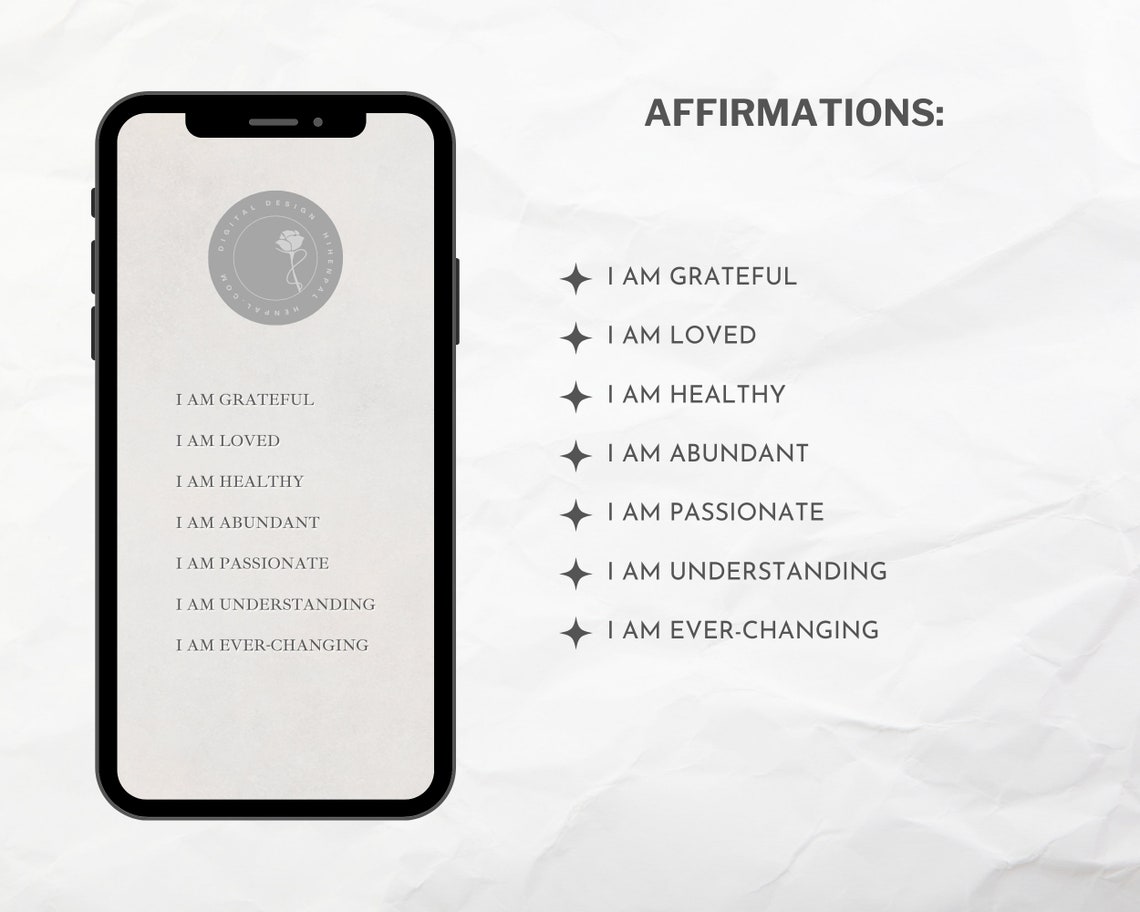 Affirmation Wallpaper for iPhone Android Positive Affirmation ...