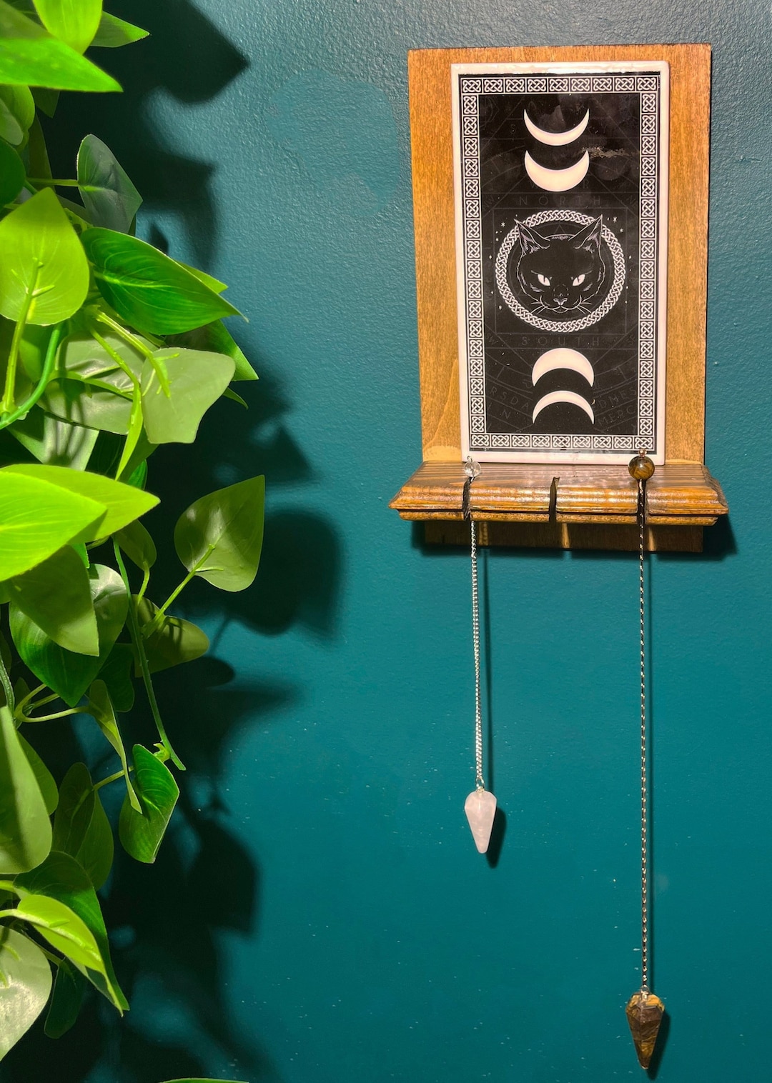 Black Cat Pendulum Holder - Etsy