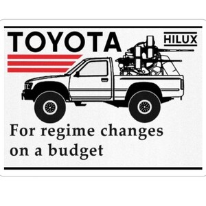 Show Your Love for Toyota Trucks With These Transparent Vinyl Stickers ...