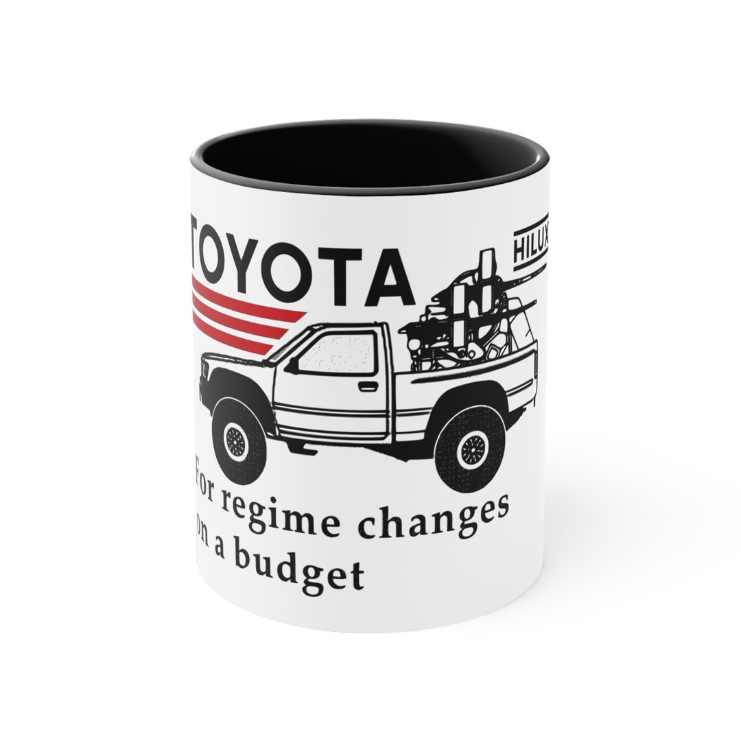 Coffee Cup Toyota Hilux for Regime Changes on a Budget Offers a Nod to ...