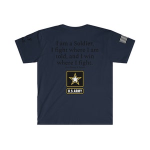 US Army Gen Patton Quote, Unisex Softstyle T-shirt, Gift for Her, Gift ...