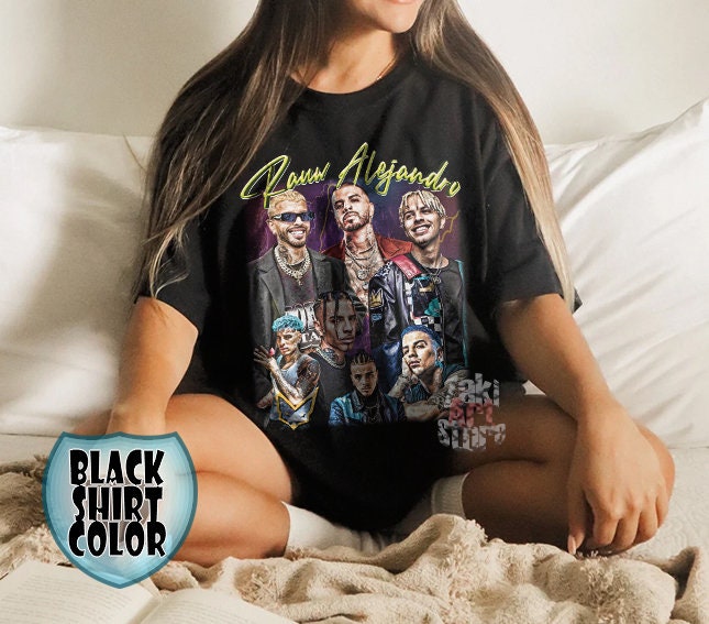 Camiseta Rauw Alejandro Puerto Rican Rapper Rauw Alejandro Saturno ...