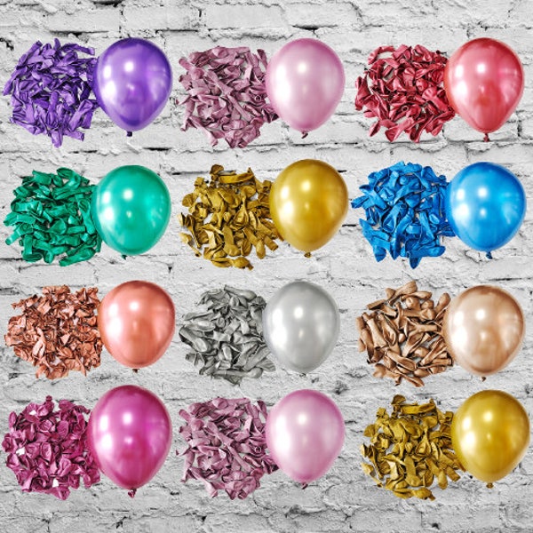 Metallic Balloons - Etsy