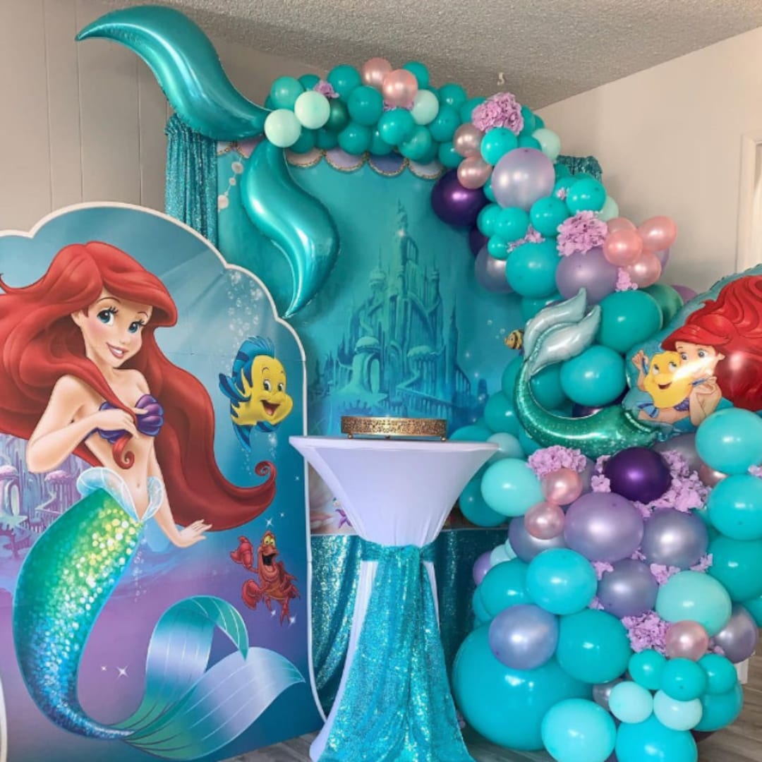 Ariel the Mermaid Birthday Bundle Party Decor Disney Mermaid - Etsy