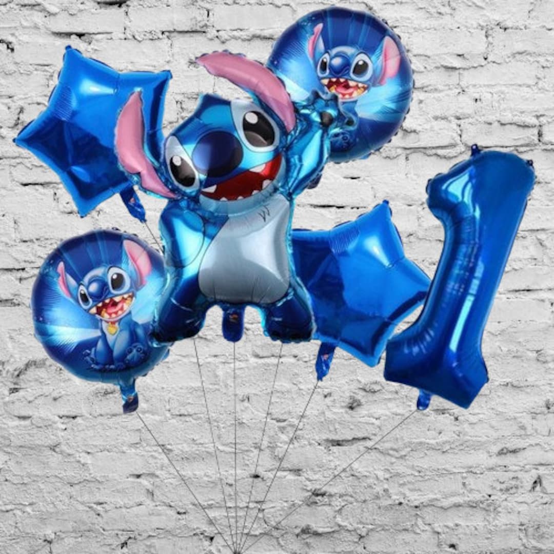 Lilo and Stitch Birthday Balloons, Birthday Party Balloons, Boy Bday ...
