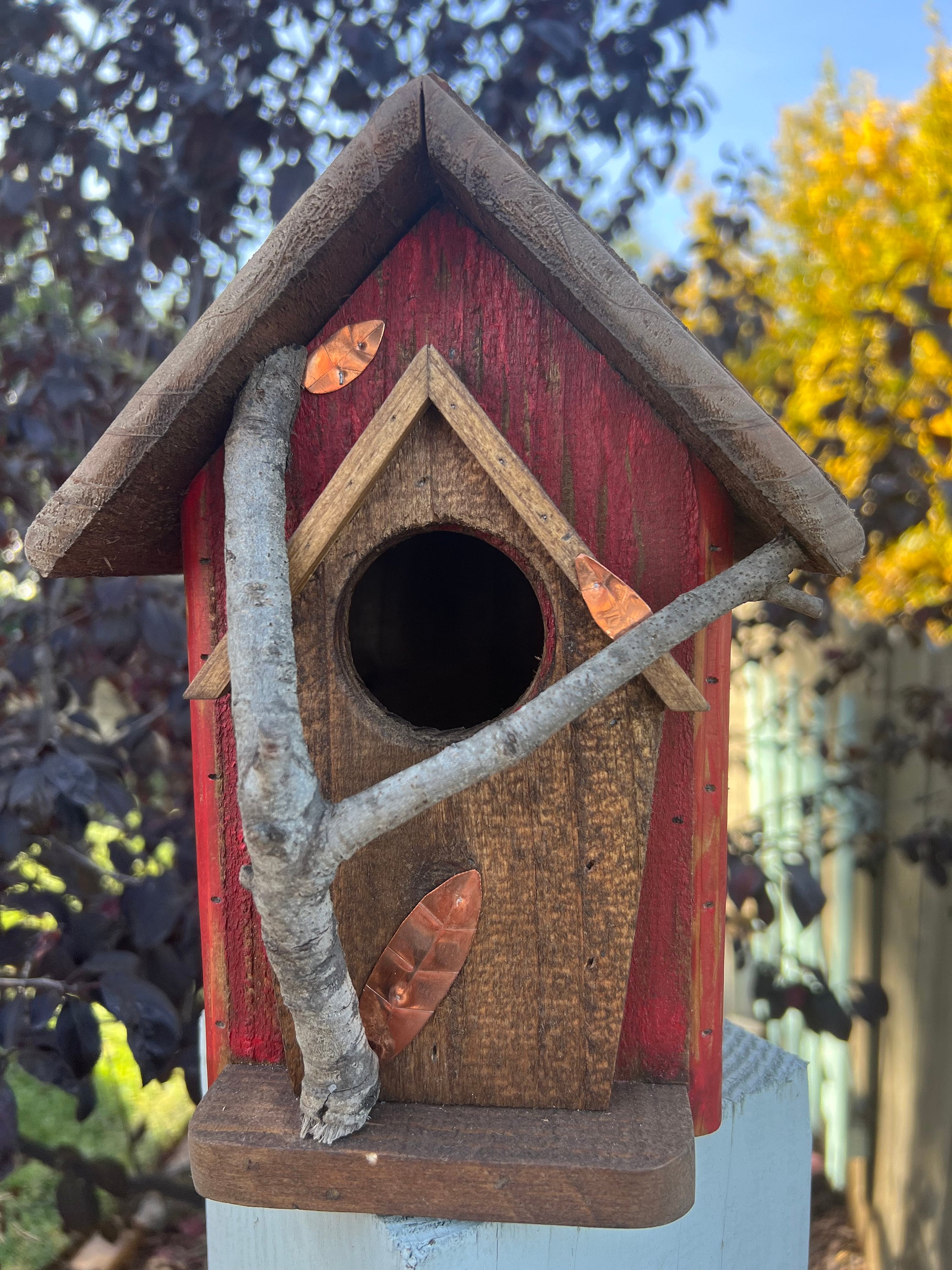 Hand Crafted, Uniquely Designed , Rustic Bird Houses. Hand Painted and ...