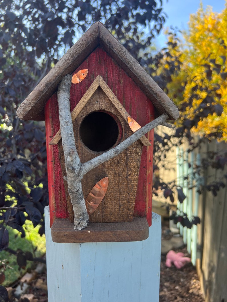 Hand Crafted, Uniquely Designed , Rustic Bird Houses. Hand Painted and ...