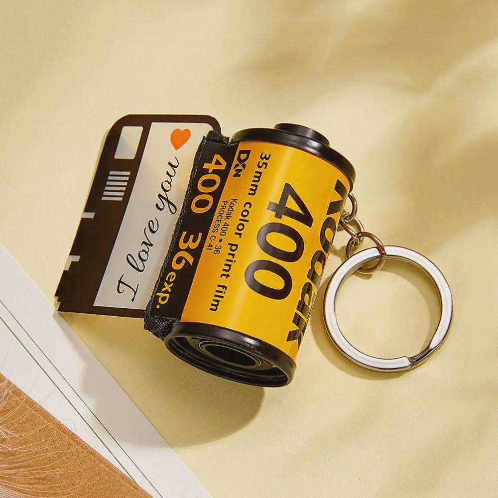 Personalized Photo Film Roll Keychain Custom Camera Roll Gift ...
