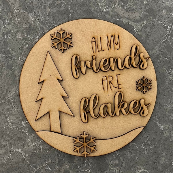 Friends Are Flakes - Etsy