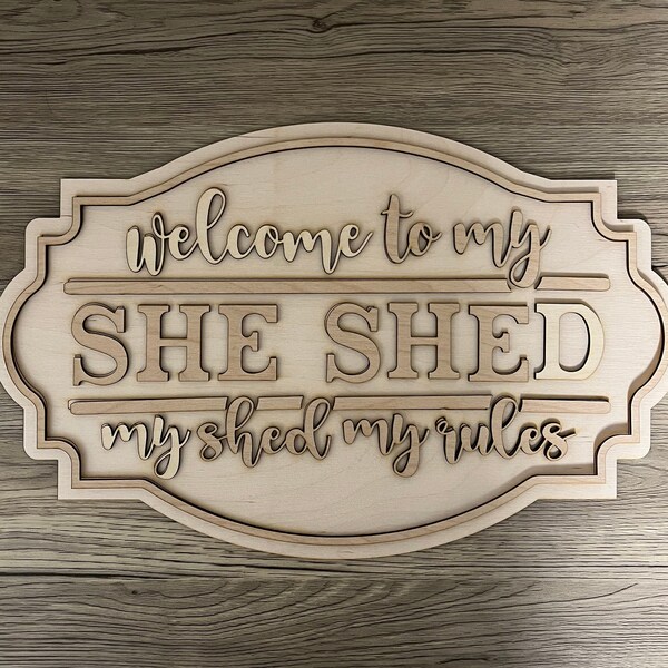 She Shed Signs - Etsy
