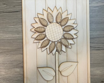 Spindle Daisy DIY Daisy Daisy Cutout Summertime MDF - Etsy