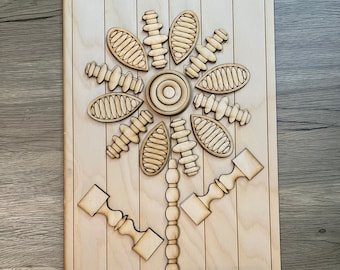 Spindle Daisy DIY Daisy Daisy Cutout Summertime MDF - Etsy