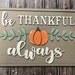 Be Thankful Always - Inspirational Wall Art - Hand Lettered Quote ...