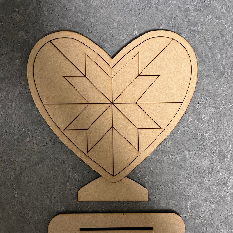 Standing Heart - Etsy