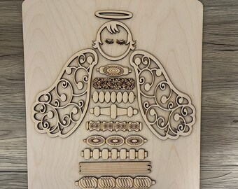 Spindle Angel, Angels, Christmas Decor, Spindles, DIY - Etsy