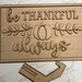 Be Thankful Always - Inspirational Wall Art - Hand Lettered Quote ...