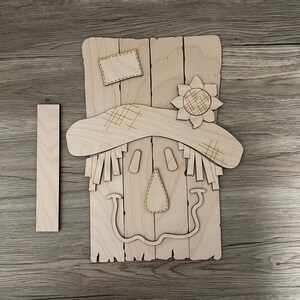 Scarecrow Plank Sign - Etsy
