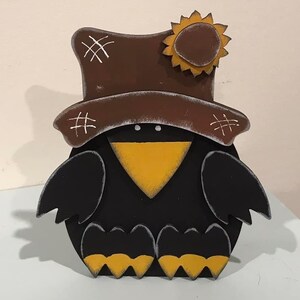 Scaredy Crow Halloween Decoration – Spooky Farmhouse Decor – Scared ...