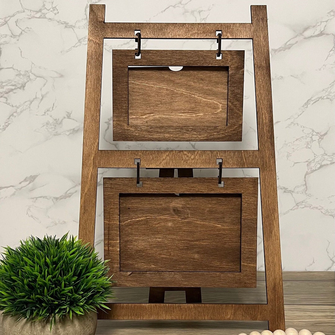 Interchangeable Farmhouse Ladder, Interchangeable Picture Inserts ...