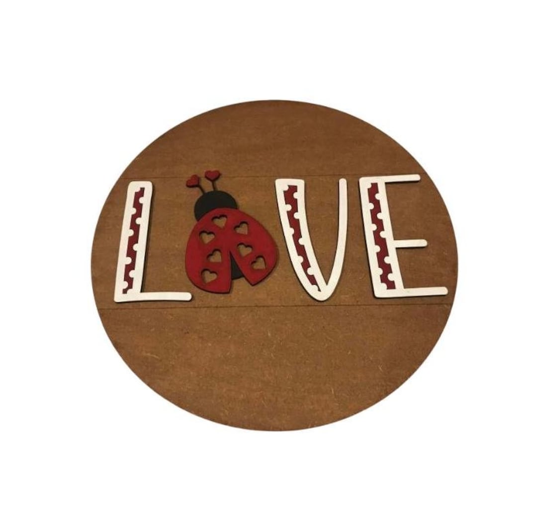 Valentine Lovebug Ladybug - Cute Love Bug Decor - Valentine's Day ...