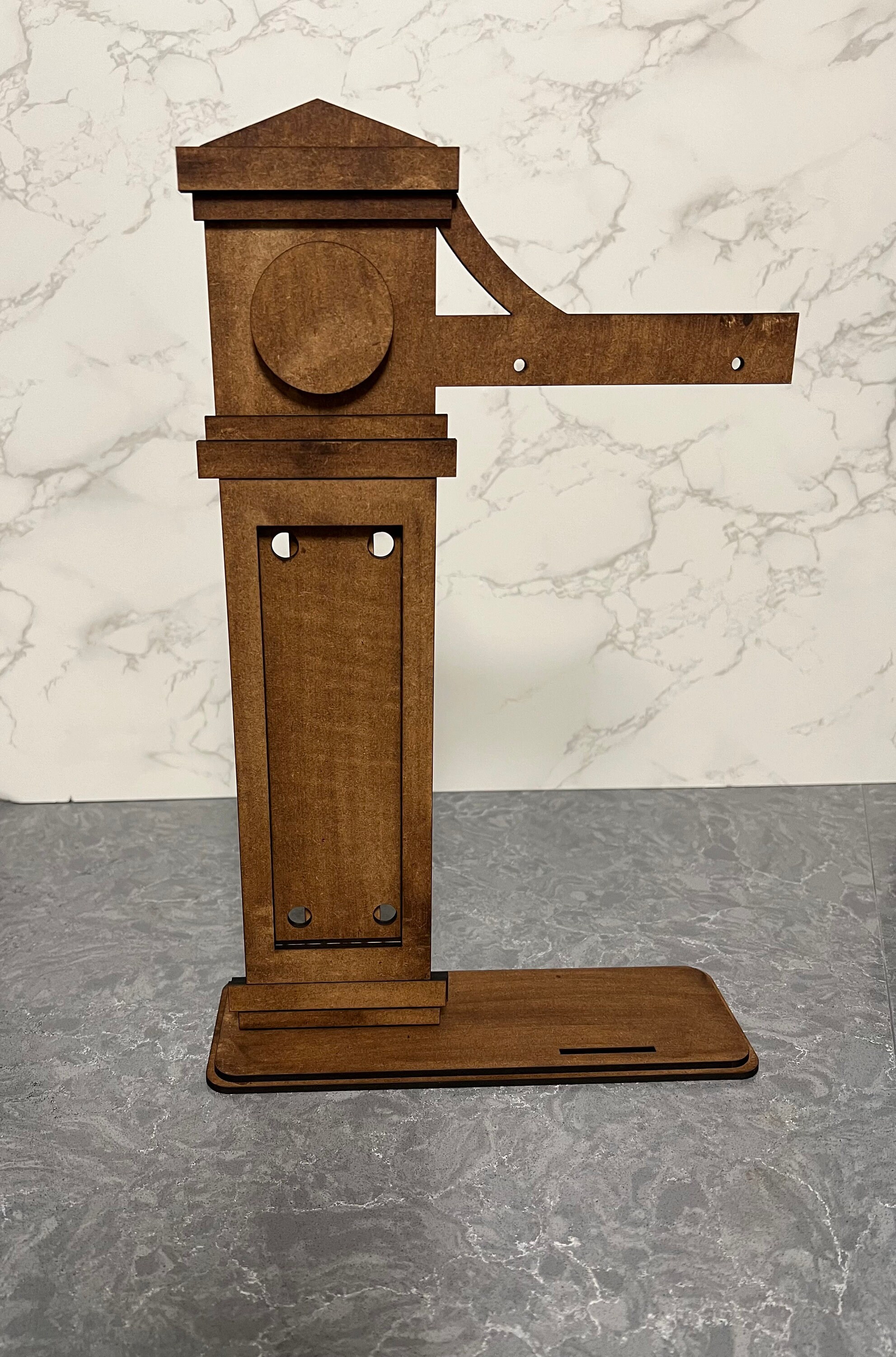 Interchangeable Small Standing Post Sign, Handcrafted Wooden Home Decor ...