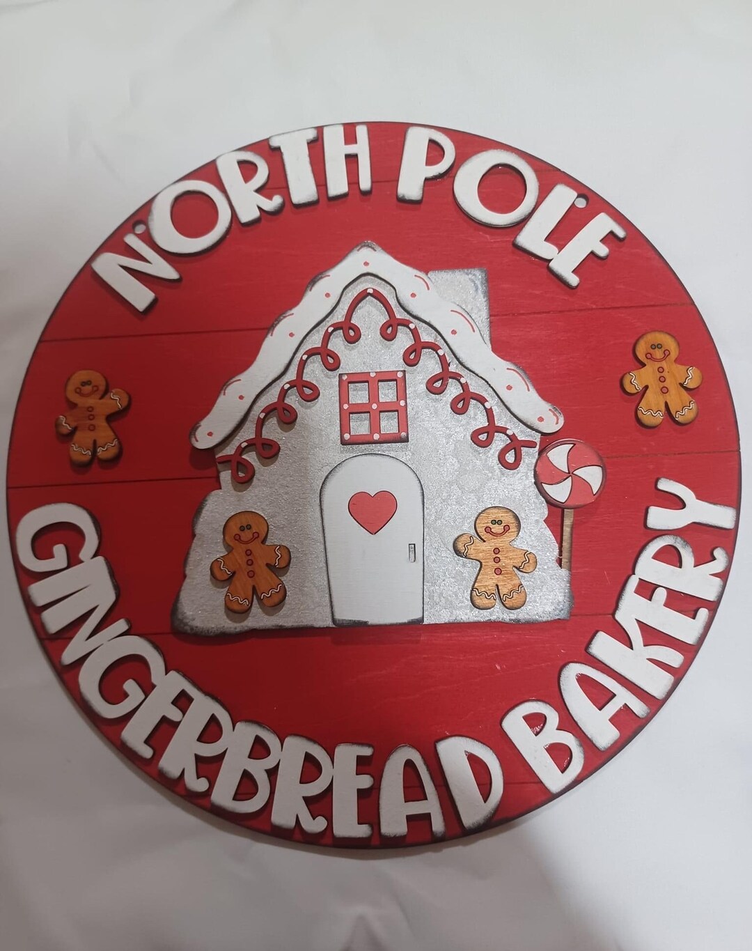 North Pole Gingerbread Bakery Sign - Etsy