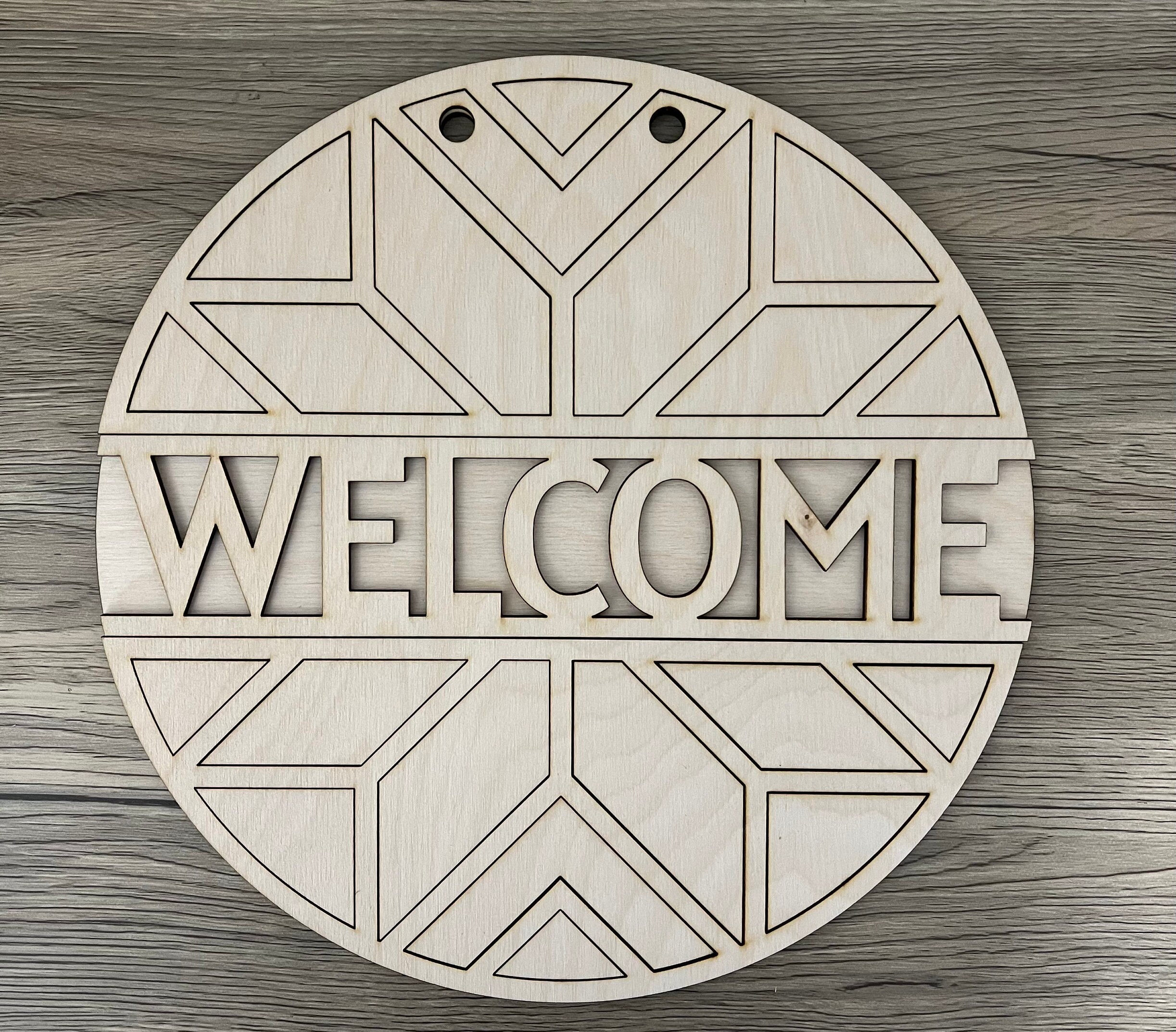 Barn Quilt Welcome Handcrafted Wooden Sign Rustic Farmhouse - Etsy