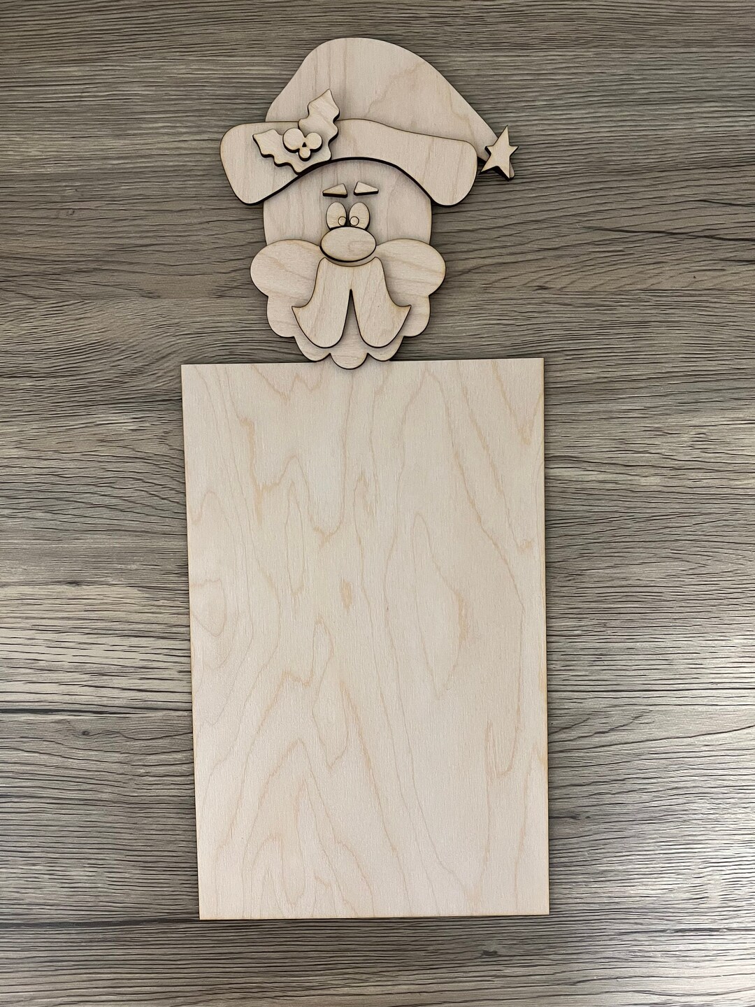 Santa Drop in Box Frame-christmas Decor ,DIY - Etsy