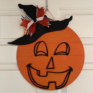 Shiplap Jack-o'-lantern With Face | Fall Home Decor | Handmade Pumpkin ...