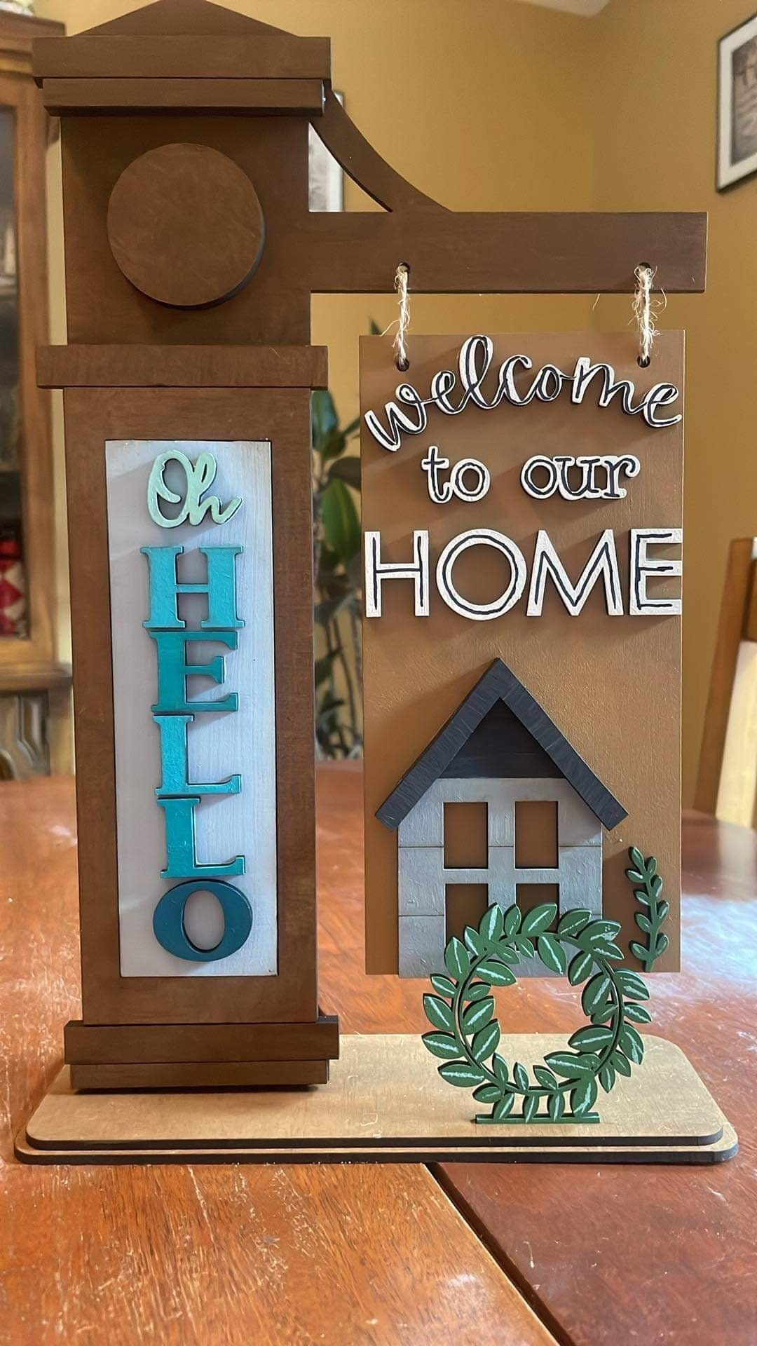 Interchangeable Farmhouse Post Sign-handcrafted Rustic Decor - Etsy