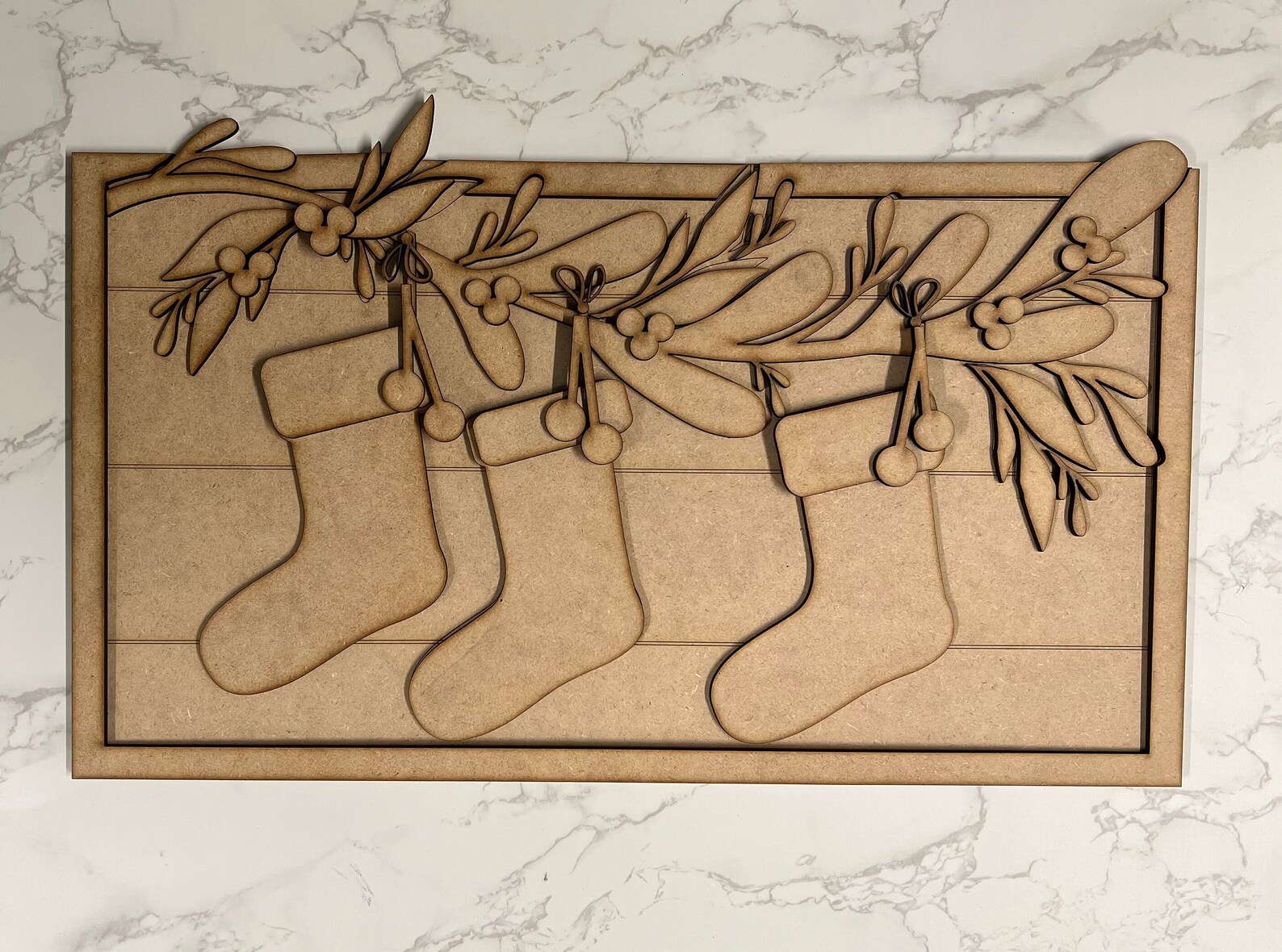 Stockings on Branch Sign - Rustic Christmas Wall Decor,diy - Etsy
